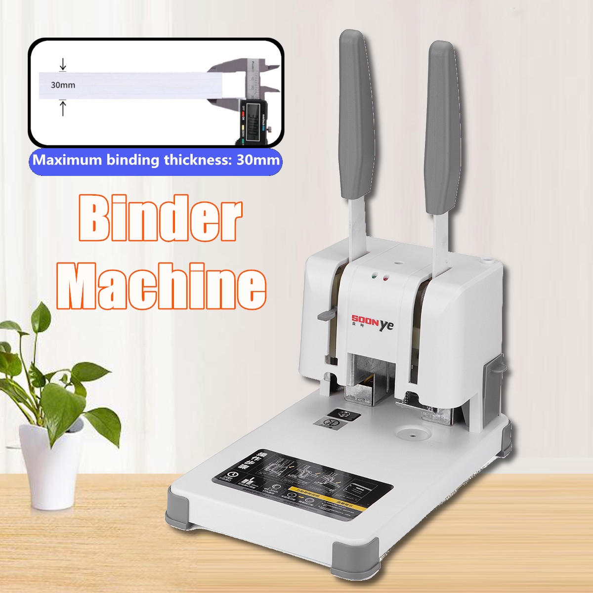 machine à relier manuelle de bureau de machine à relier de livre de ...