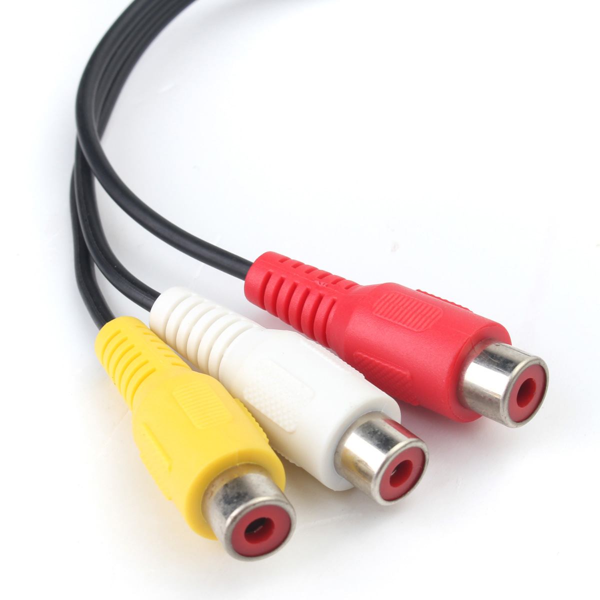 3.5mm mini av macho a 3 rca hembra cable de audio vídeo cable estéreo ...