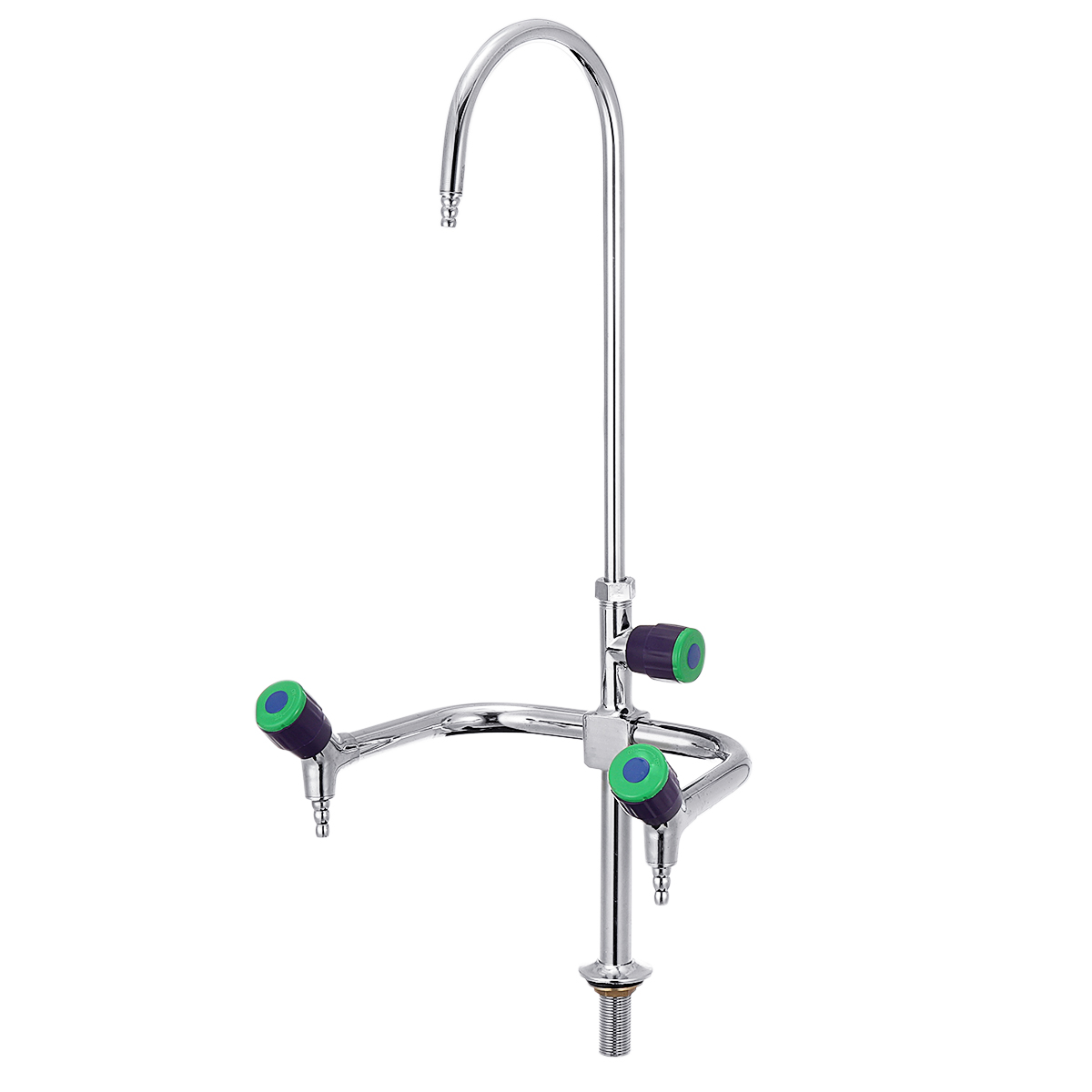 koper galvaniseren laboratorium waterkraan drie poorten 360 rotatie me ...