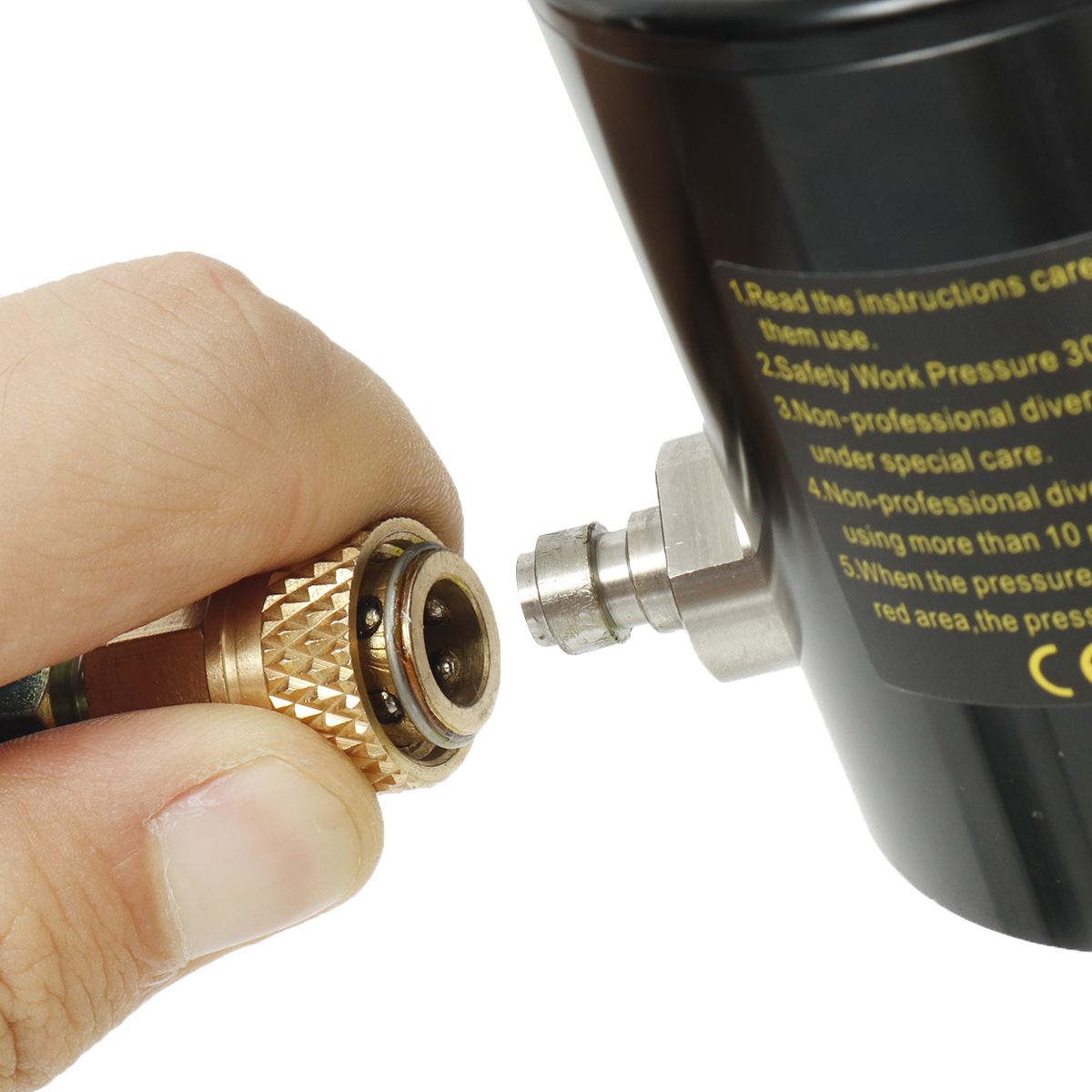 duikreserve lucht zuurstoftank handpomp zuurstoftank bediende pomp voo ...